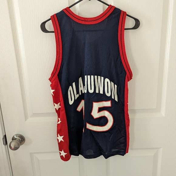 Champion | Shirts | Vintage Hakeem Olajuwon Team Usa Jersey | Poshmark